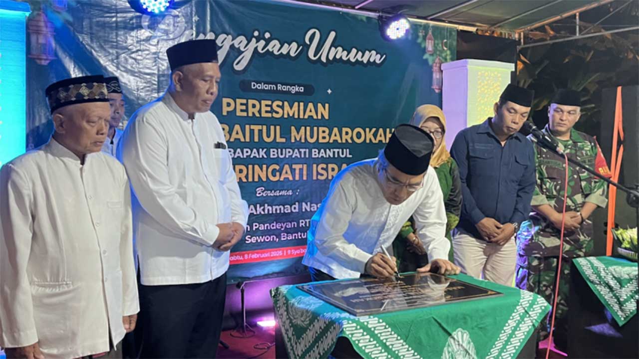 Renovasi Masjid Baitul Barokah Telan Biaya 160 Juta dari Warga Diresmikan Bupati Bantul – Kabar SDGs